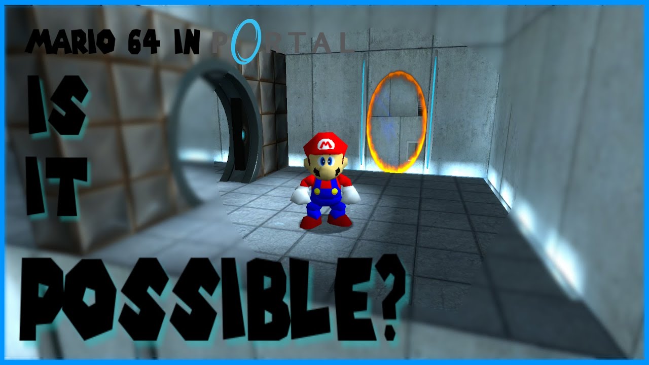 Is it Possible to Beat Portal as Mario 64 Mario? - YouTube