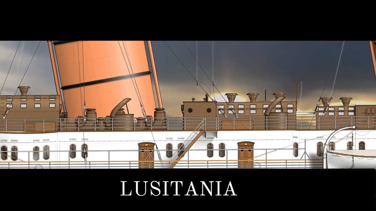 Lusitania Sail-past Vignette by OCEANLINER DESIGNS - YouTube