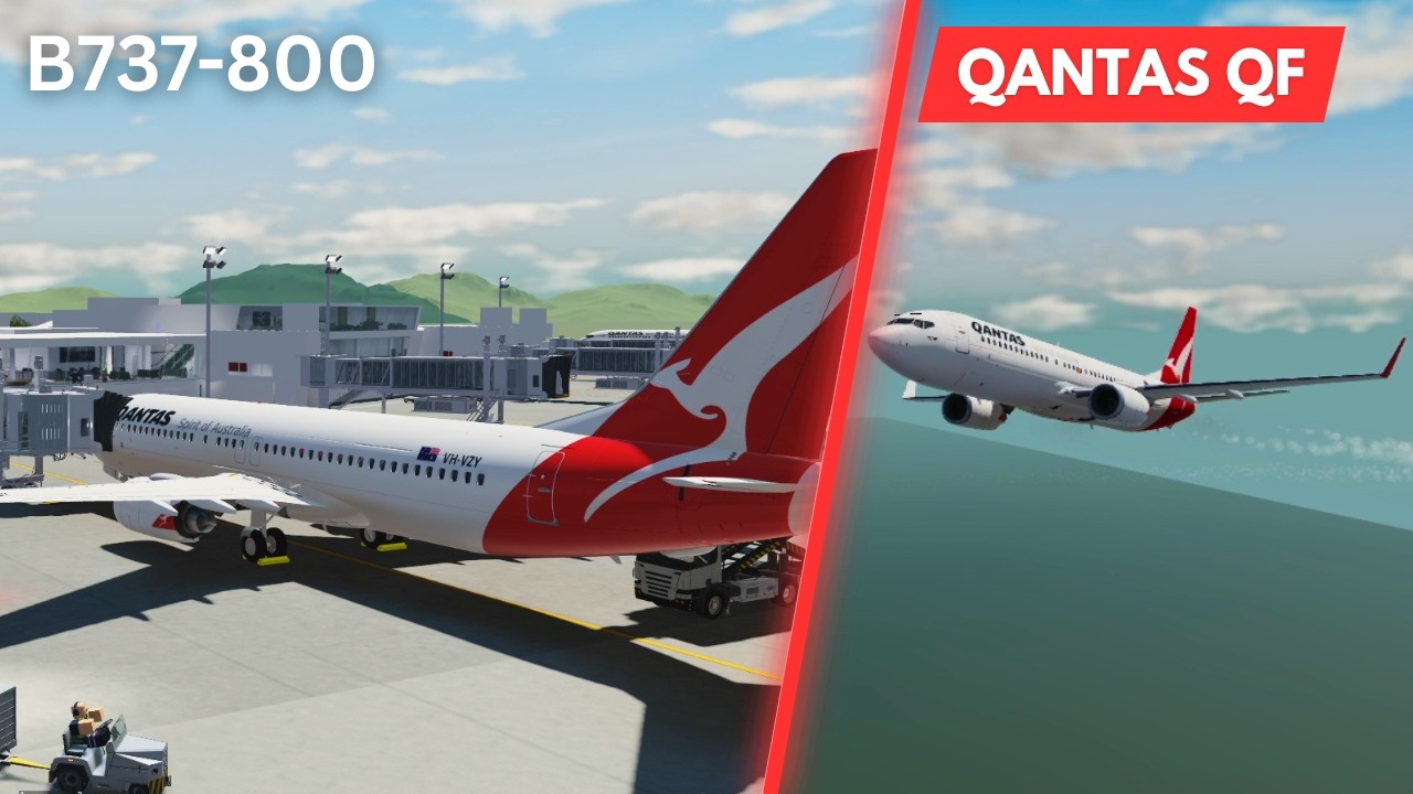 ROBLOX Airline Review: Qantas QF B737-800 Business Class | Virtual ...