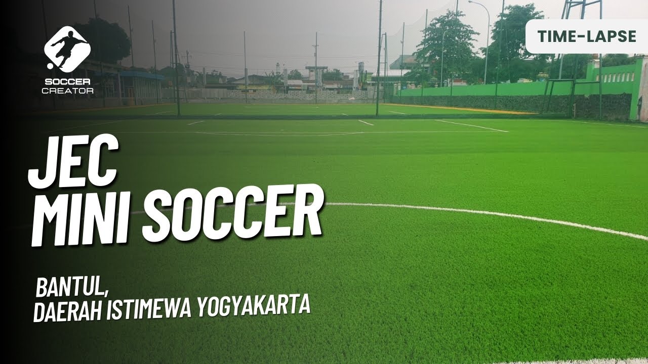 Proses Penebaran Pasir di JEC Mini Soccer n Cafe || Bantul, Daerah ...