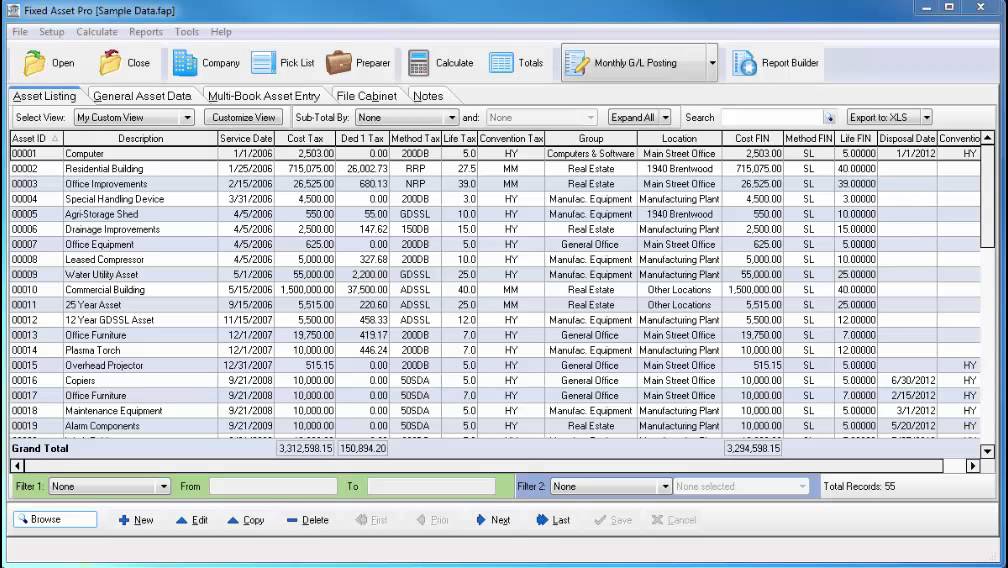 Introduction to the Flex View in Fixed Asset Pro - YouTube