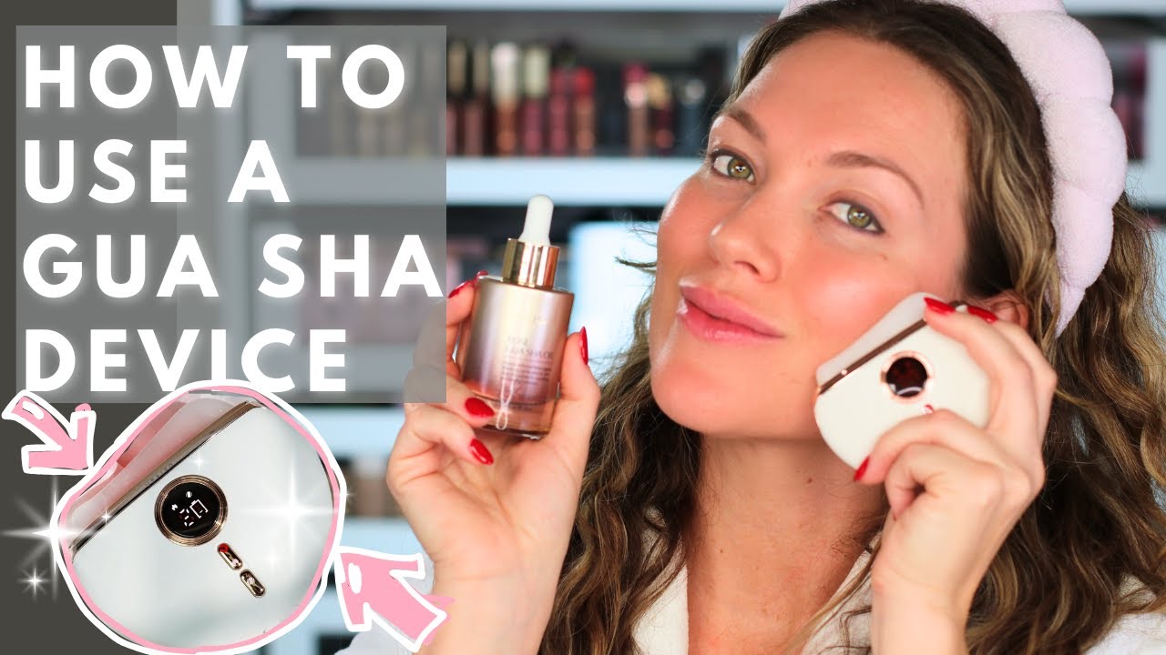 How to use a Gua Sha: Massage For Your Face - Tutorial - YouTube