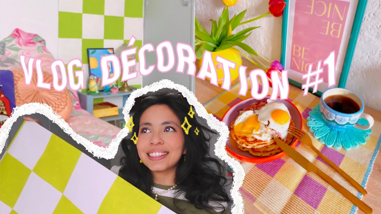 VLOG DÉCORATION #1 (Unboxing, Papier-peint maison, achats) 🌷 - YouTube