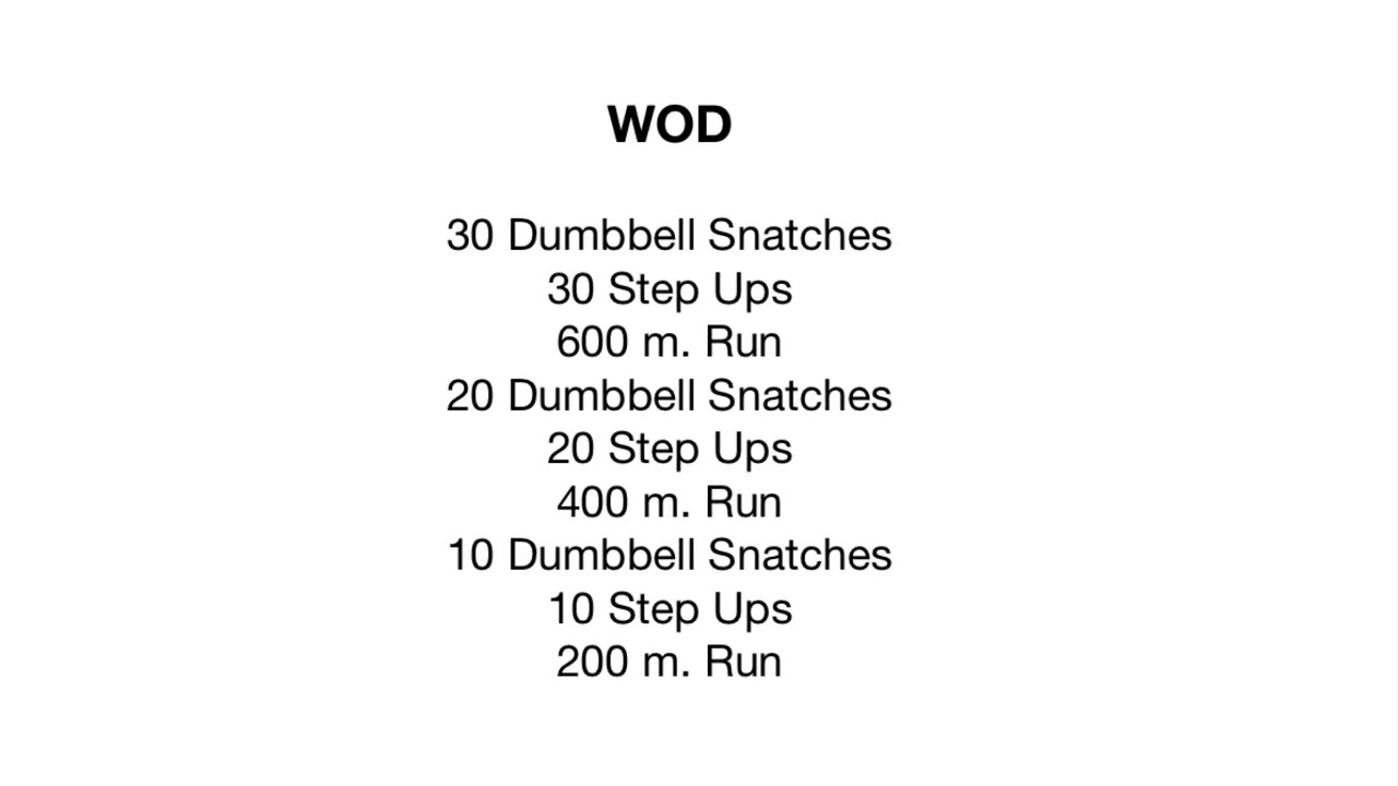 Monday at Home WOD - YouTube