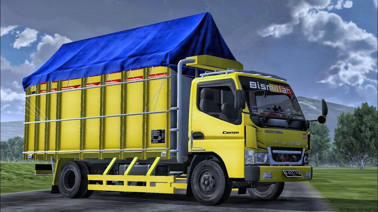 Share!!! Livery Mod Bussid Truck Canter Custom 18 Herex Style - Bus ...