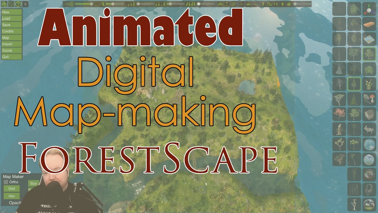 ForestScape - Animated tabletop maps for D&D and TTRPGs - Flowscape - YouTube