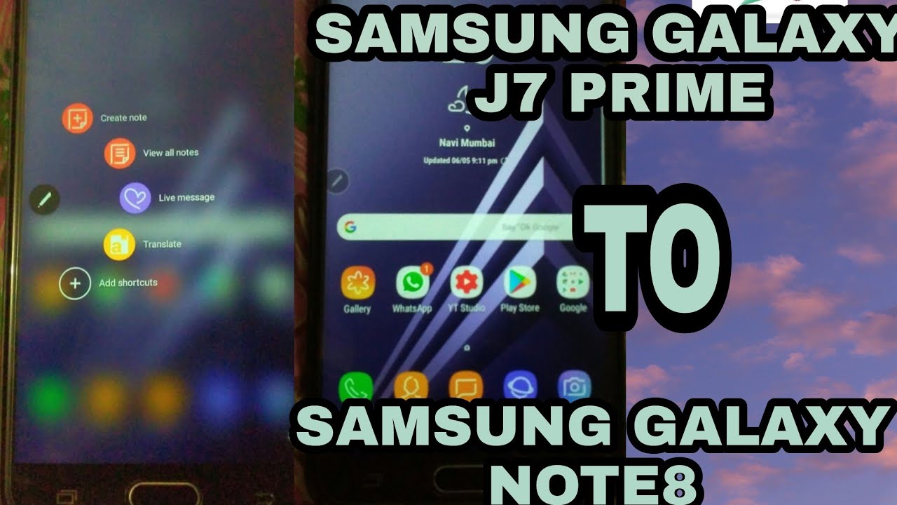 SAMSUNG GALAXY J7 PRIME LATEST CUSTOM ROM s9 v7.1.1 - YouTube