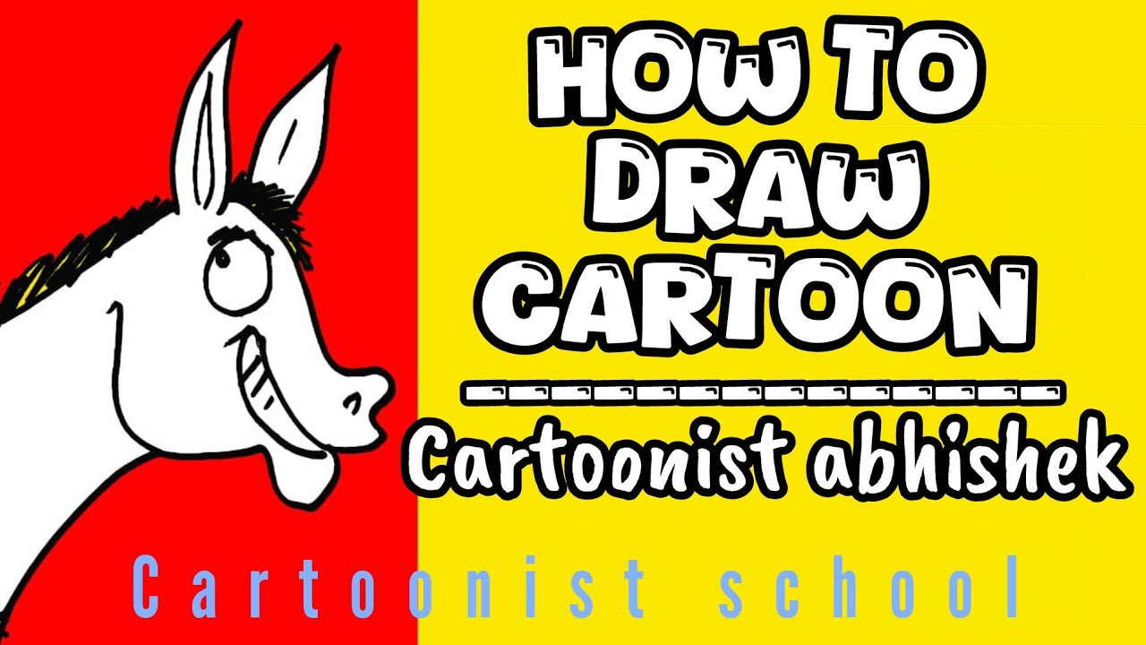 How to draw cartoon | easy cartoon drawing for beginners - YouTube