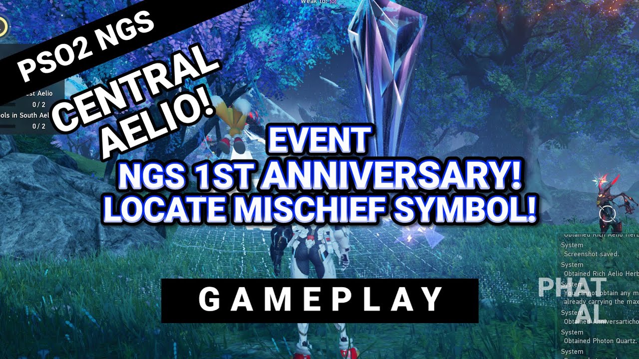 NGS ANNIVERSARY! CENTRAL AELIO LOCATE MISCHIEF SYMBOLS MYSTERIOUS HOLO ...