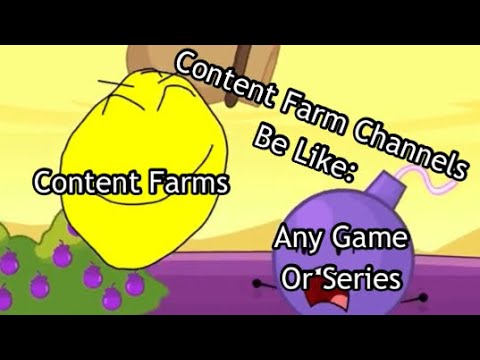 Content Farms Be Like: - YouTube