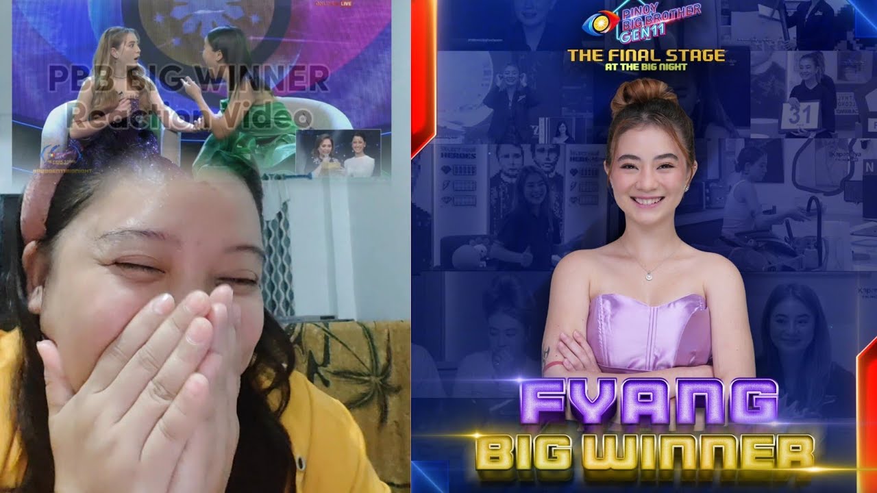 PBB Big Winner Reaction | Congratulations Fyangi 🎉💜 - YouTube