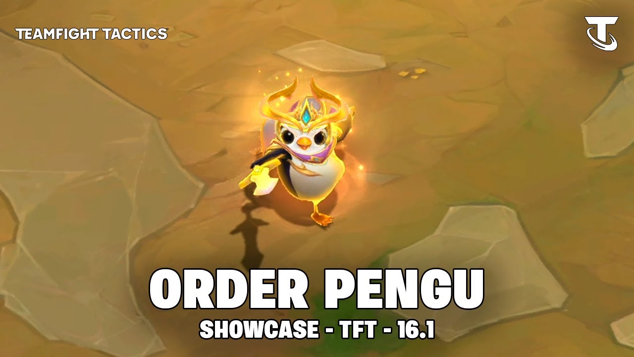 ORDER PENGU - EMOTES | TFT 16.1 - YouTube