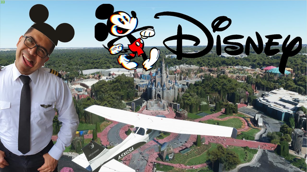 ¡TE INVITO A DISNEY SIN VISA! 🛫 Microsoft Flight Simulator. (#203 ...