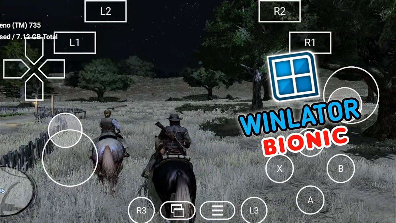Red Dead Redemption Winlator Bionic Ludashi Android Gameplay - YouTube