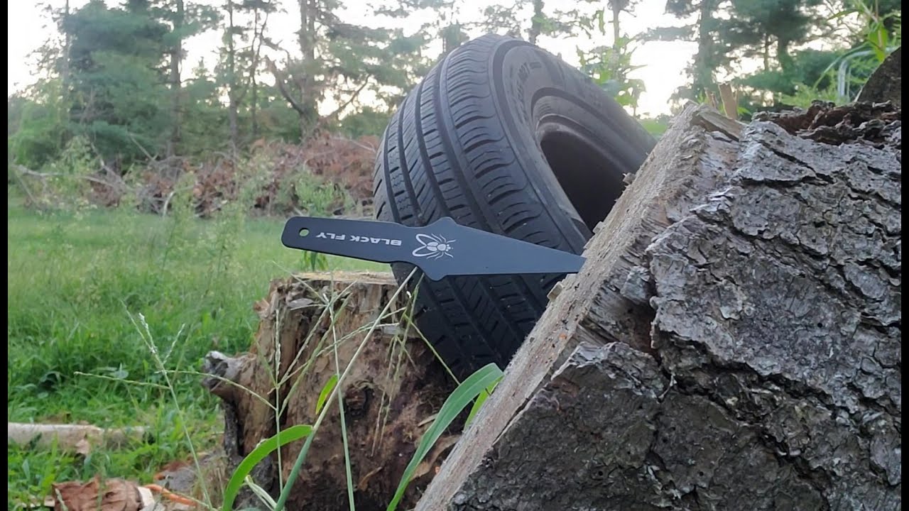 Cold Steel Black Fly knife review - YouTube