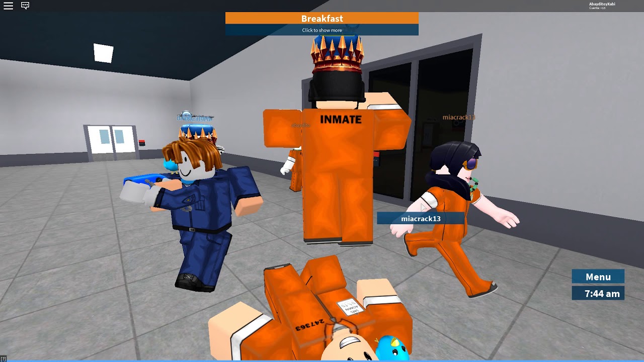 Una gran pelea en la gran fuga de la prision / Roblox / Prison Life v0 ...