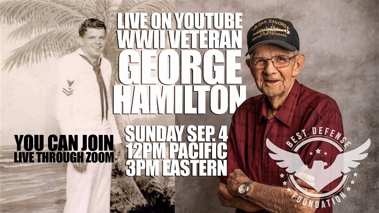 You Can Talk Live With WWII Veteran George Hamilton! - YouTube