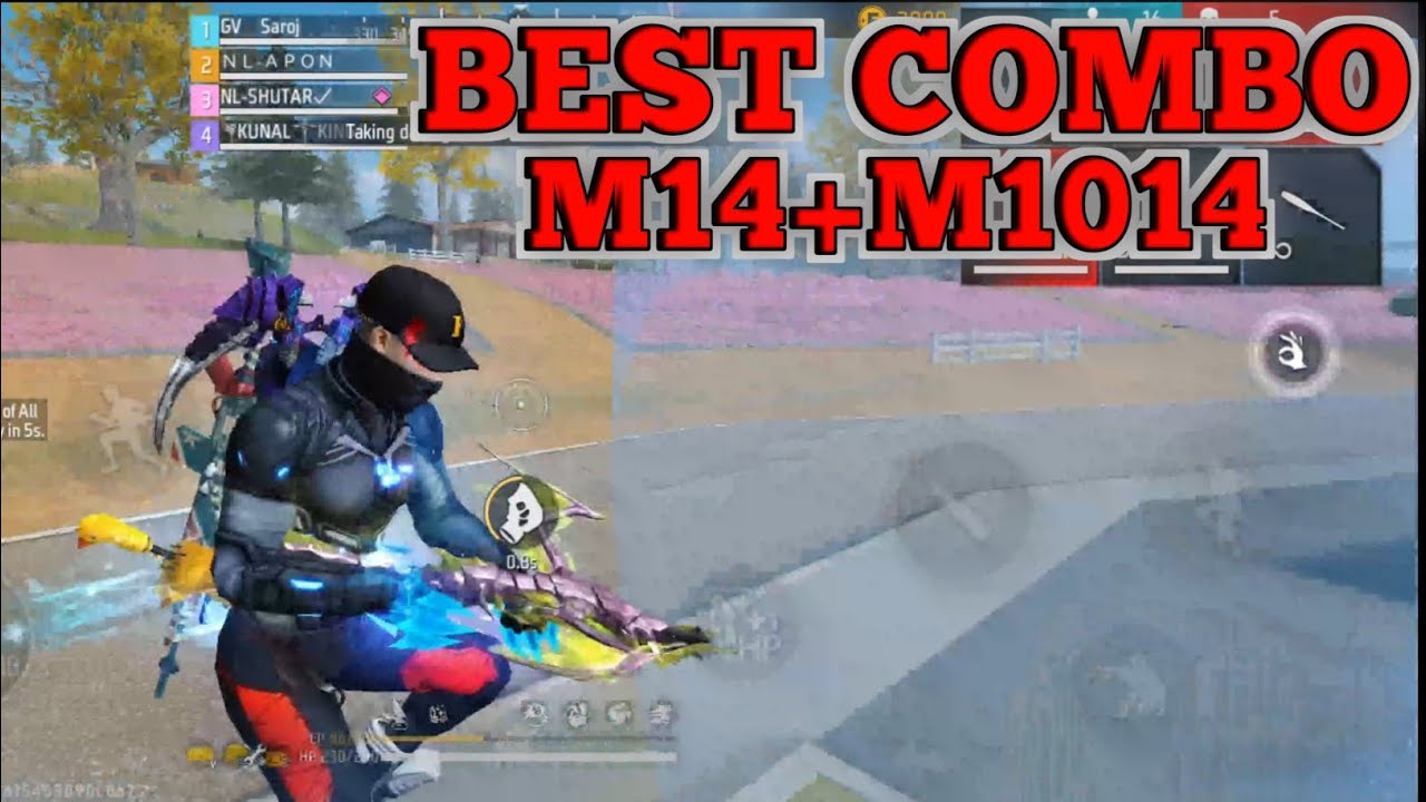 BEST COMBO for M14+M1014 ,| Full Squad GAMEPLAY with 😜||APON Gaming ...