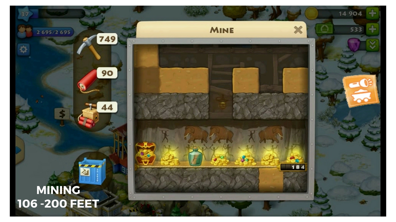 TOWNSHIP GAME ANDRIOD/IOS MINING BOOSTER #2 - YouTube