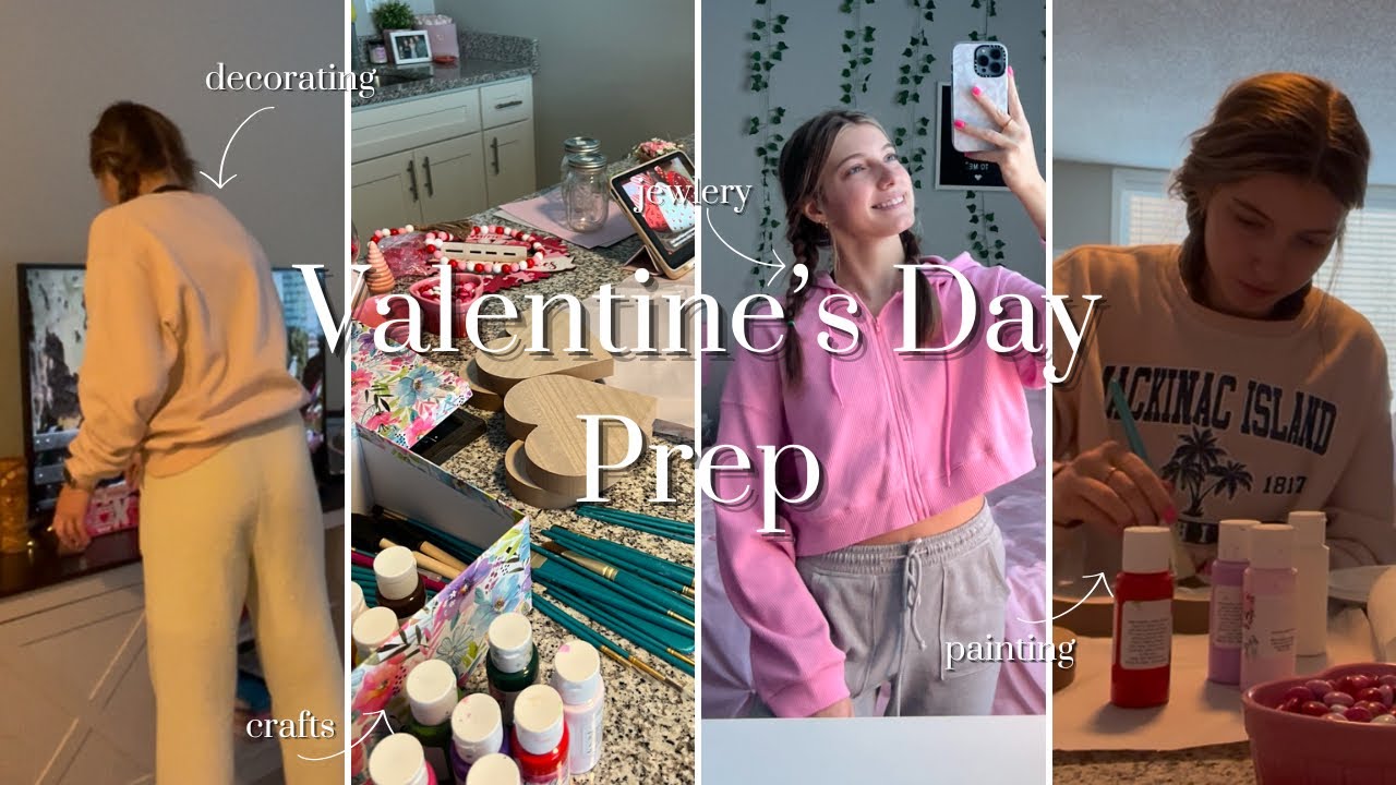 getting ready for valentine’s day! - YouTube