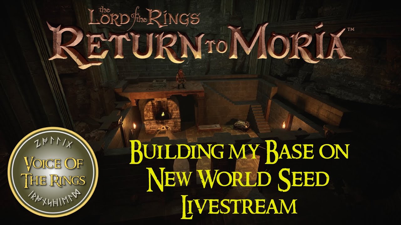 Return to Moria - New Sandbox Mode - Starting my Base on New World Seed ...