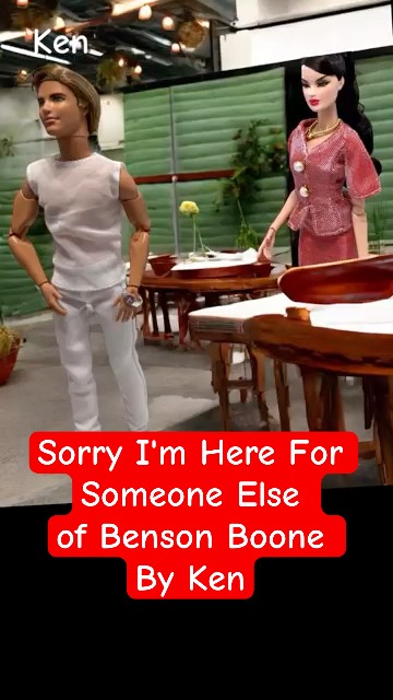 Sorry I'm Here For Someone Else of Benson Boone By Ken #barbie #kendoll ...