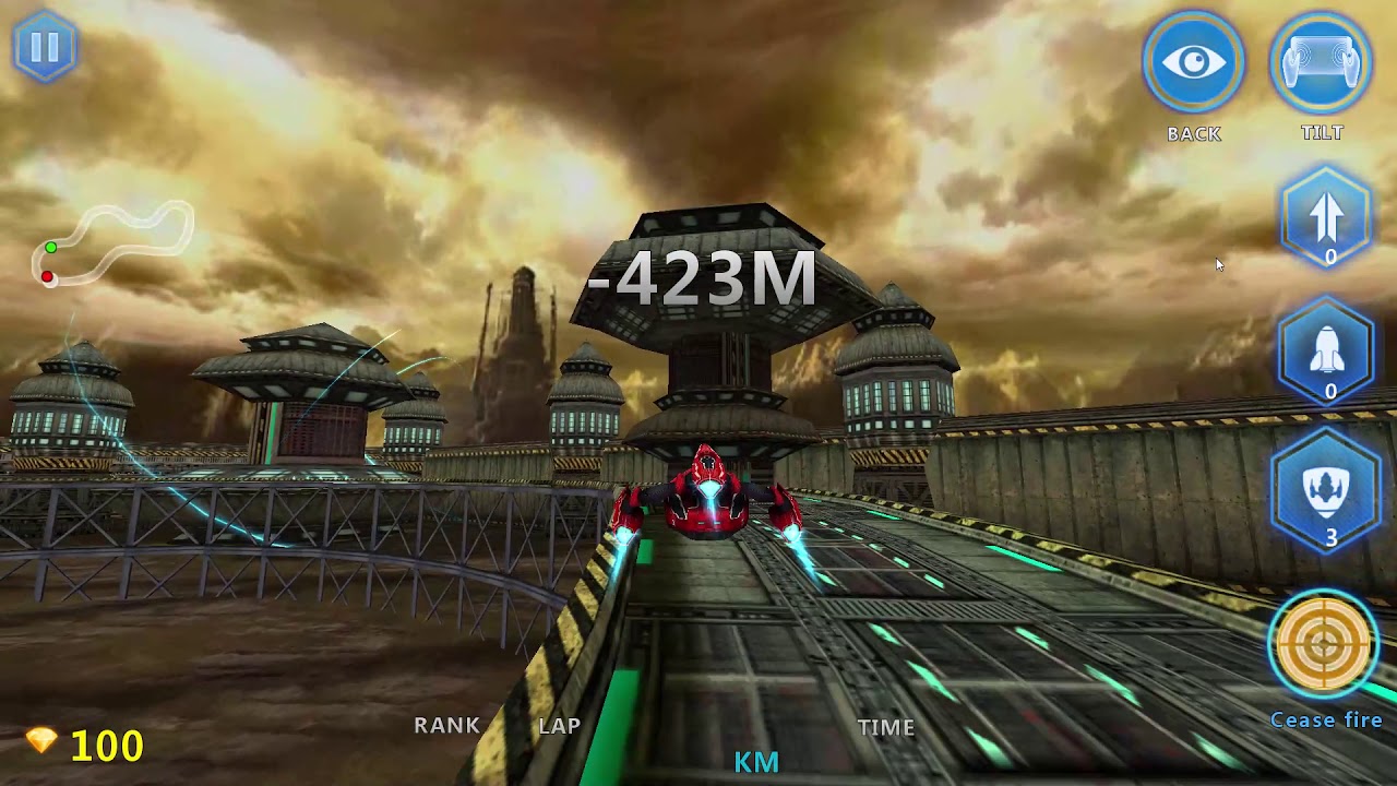 Space Racing 3D 4th level wined - YouTube