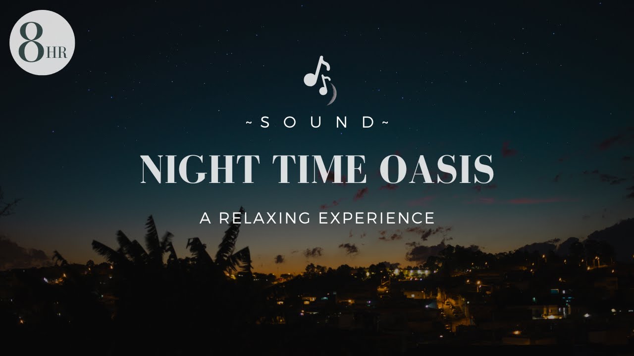 Night time Oasis: ricket, Swamp Sounds at Night, Sleep and Relaxation ...