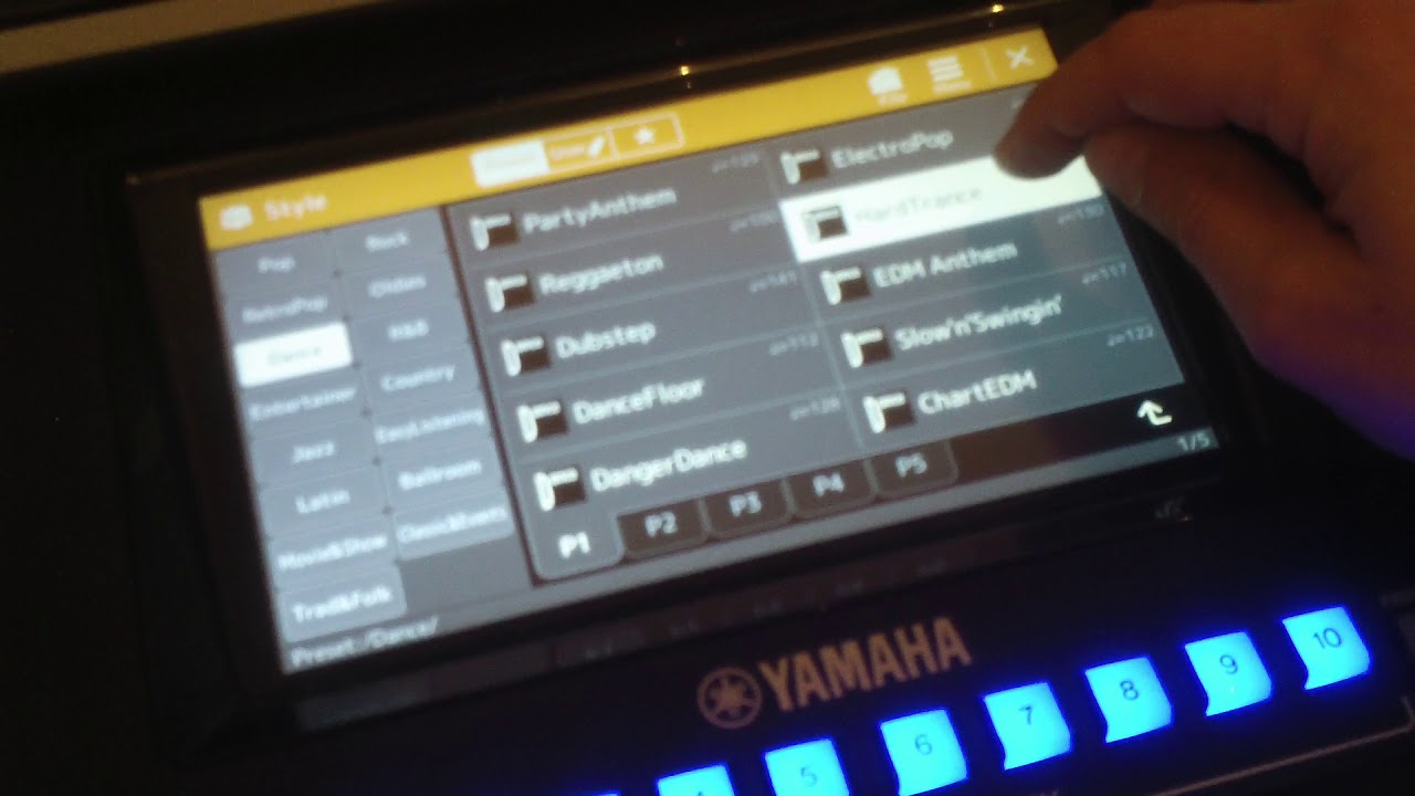 Genos Yamaha Dance Style - YouTube