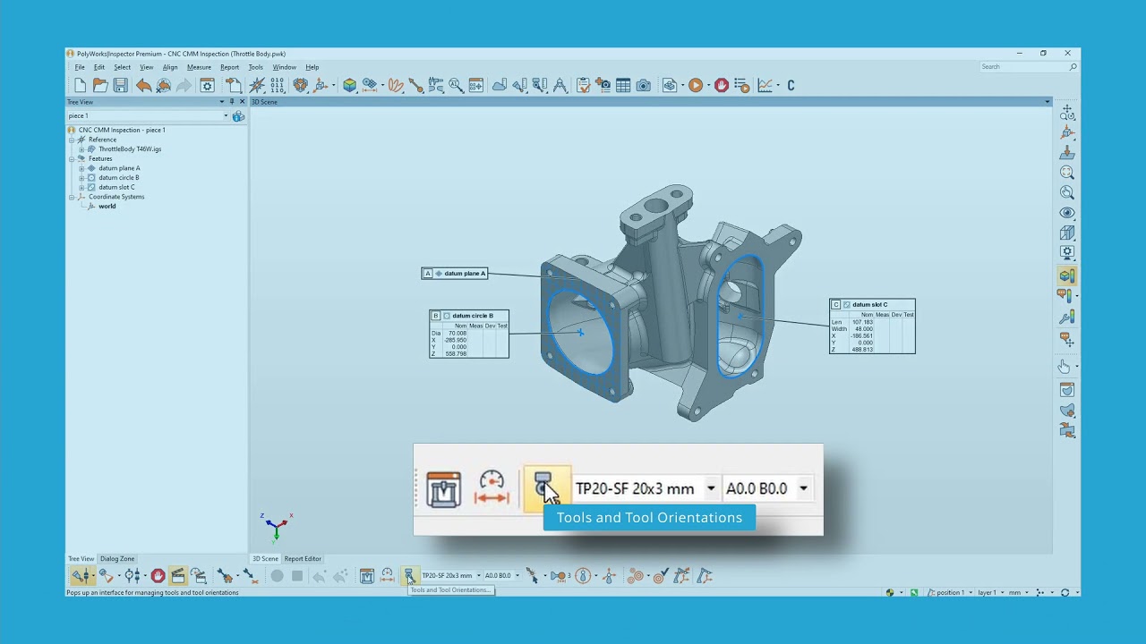 PolyWorks Tool Orientation - YouTube