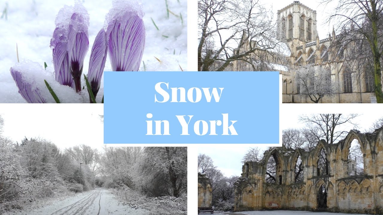 Snow in York - York Minster and St Mary's Abbey | Snapshots - YouTube