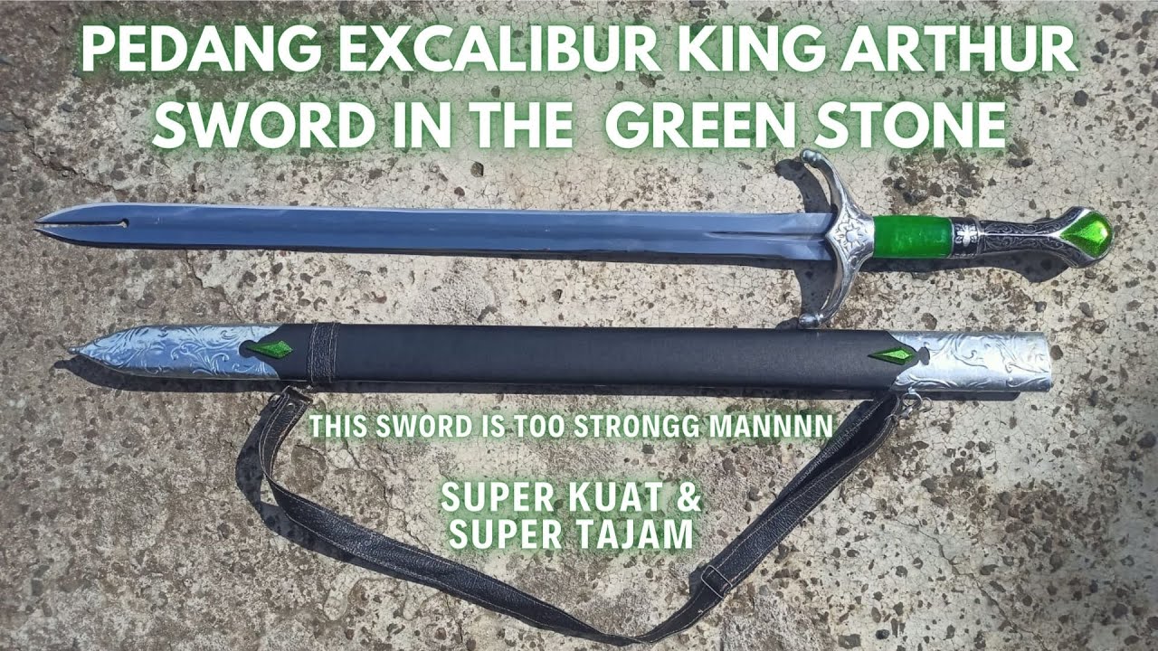 THIS SWORD IS TOO STRONG MAN! Pedang Eropa Excalibur King Arthur ...