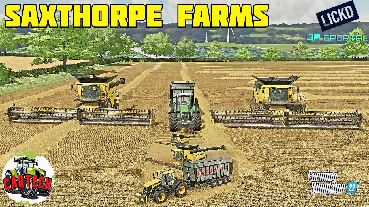 MORE NEW EQUIPMENT! - SAXTHORPE FARMS - Ep 54 - FS22 - YouTube
