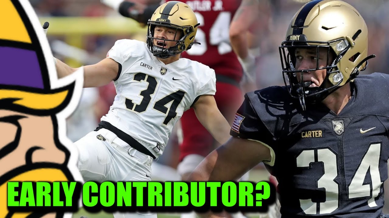 Andre Carter II - Early Edge Contributor? | Minnesota Vikings Training ...