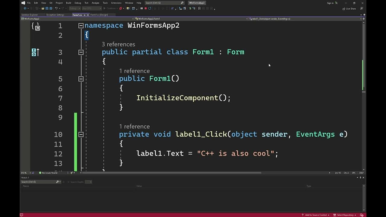 C# - Label Control Event Handlers - Microsoft.NET - YouTube