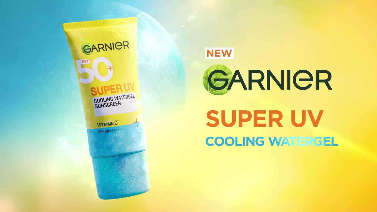 BARU! GARNIER SUPER UV COOLING WATERGEL SUNSCREEN ️☀️ - YouTube
