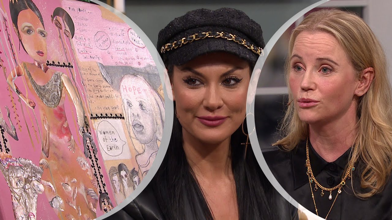 Sofia Helin och Arghavan Agida om världsunika konstprojektet | Malou ...