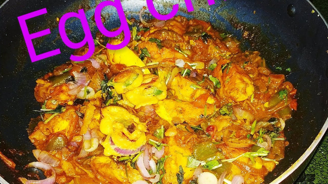 egg chilli recipe// capsicum with egg// best egg chilli recipe - YouTube