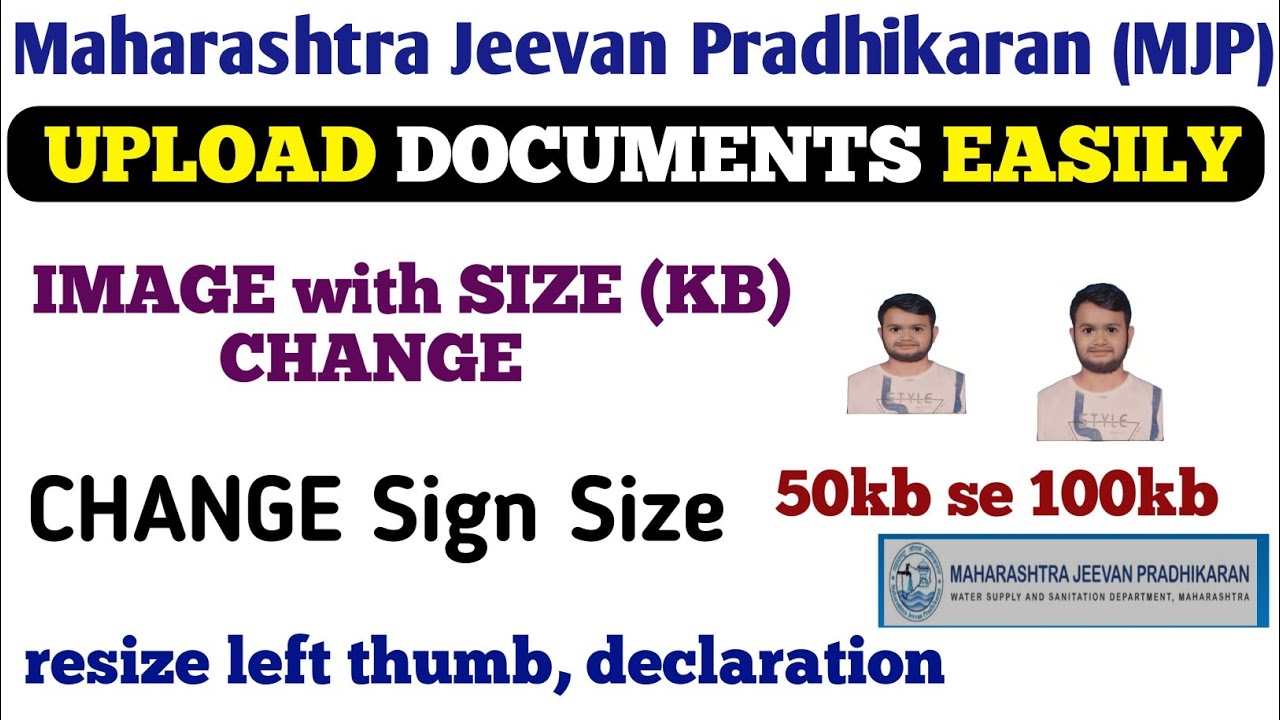 Maharashtra Jeevan Pradhikaran (MJP) Form 2025: Photo, Signature ...