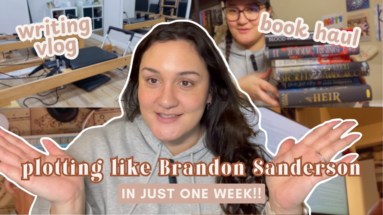 outline my book with me using Brandon Sanderson's plotting techniques ️ #authortube #writingvlog ...