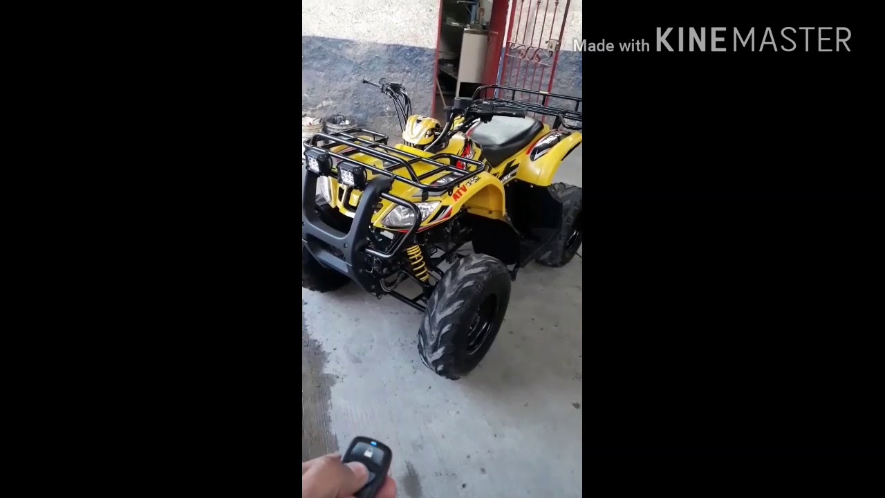 Cuatrimoto italik atv 180 con reversa - YouTube