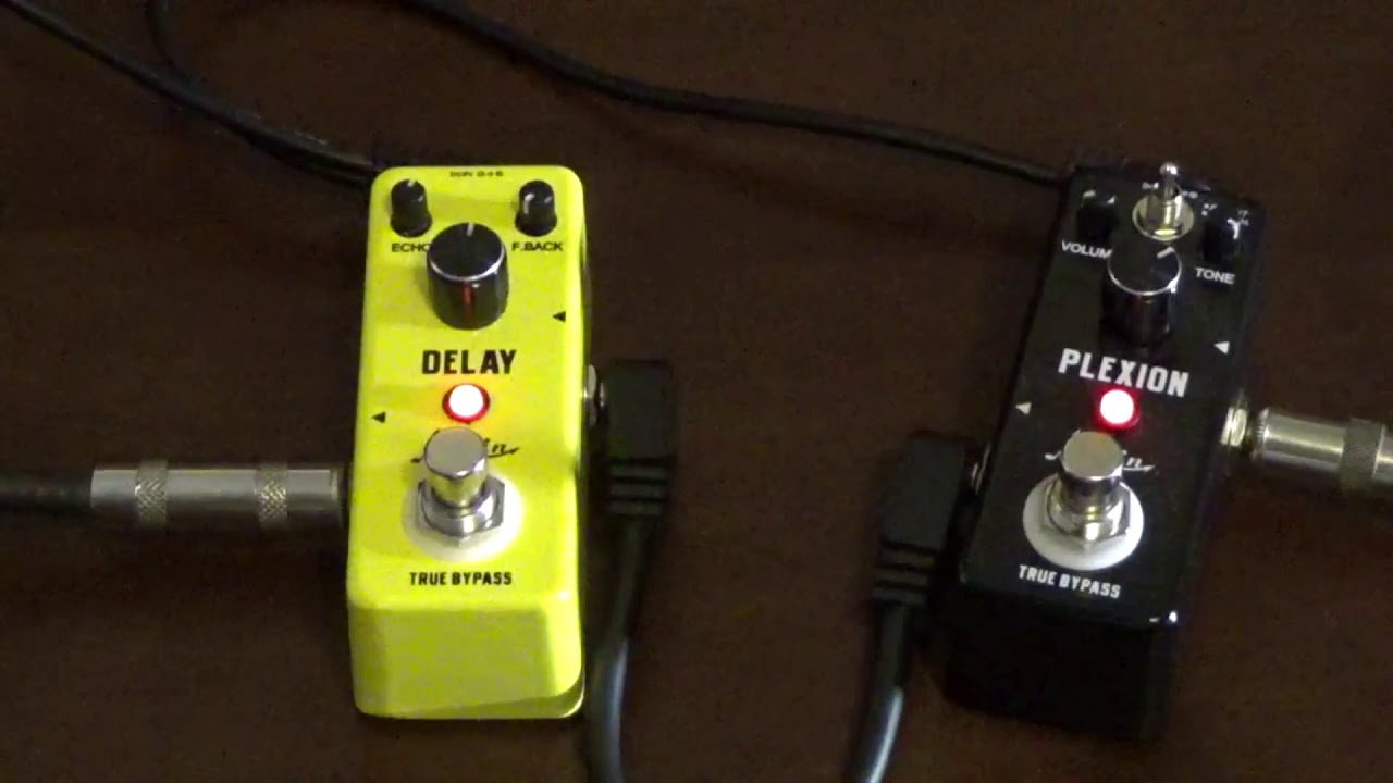 Rowin Plexion Test - Rowin Delay - US E9 Squier Strat - Peavey ...