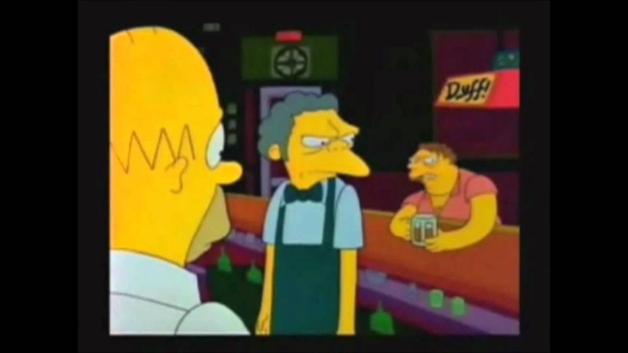 Homero te invita al bar de Mou a celebrar tu cumpleaños - YouTube