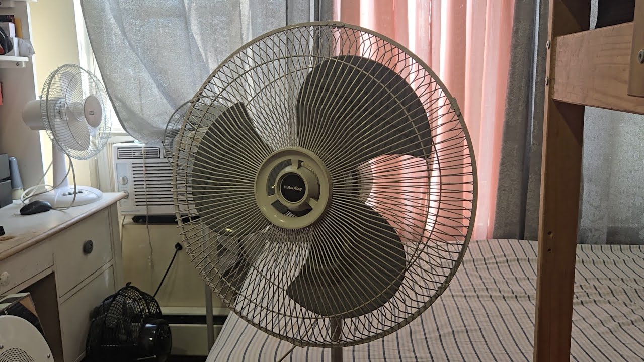 Air King 9119 Oscillating Pedestal Fan - YouTube