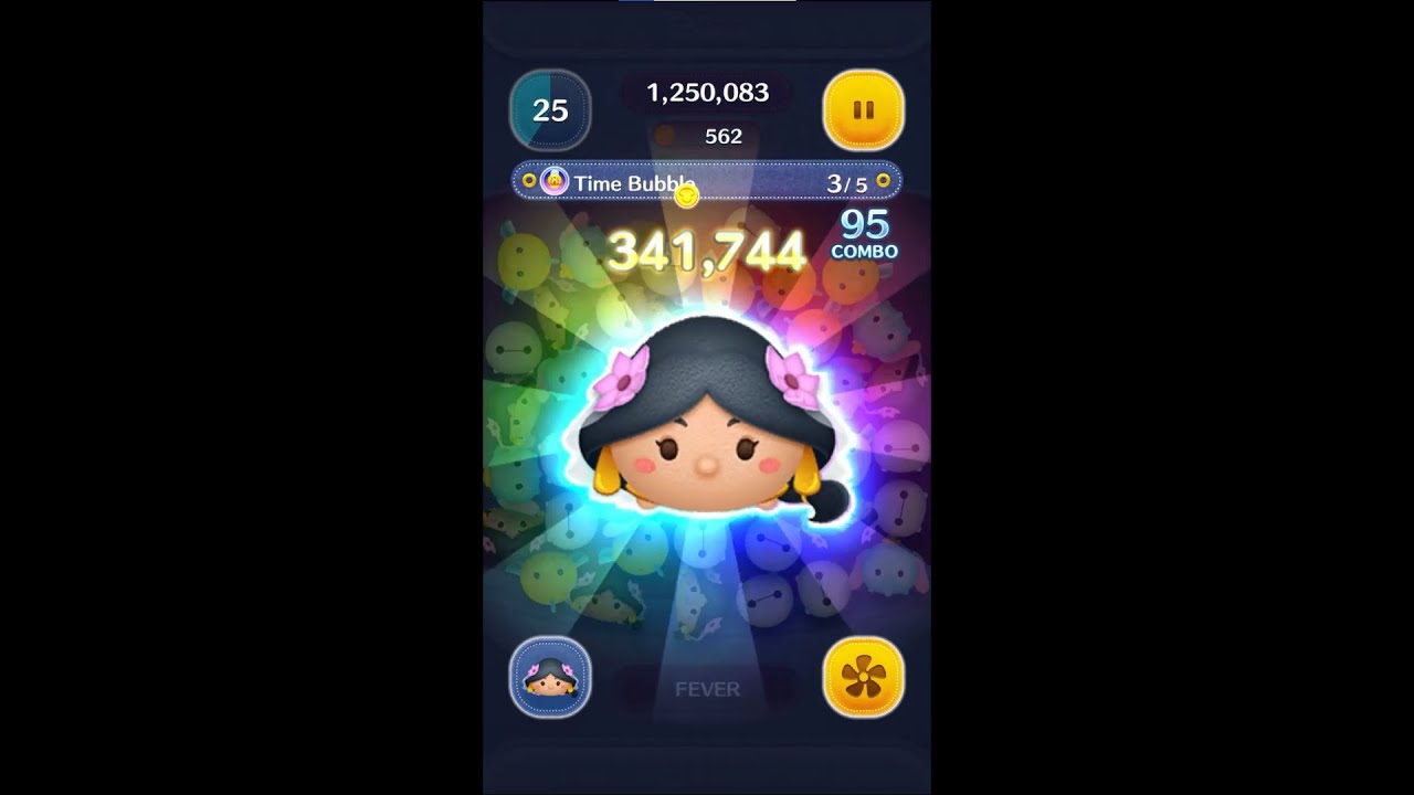 Tsum Tsum Mission - Pop 5 TIme Bubbles in 1 play - YouTube