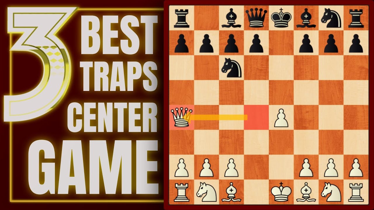 3 BEST Chess Opening Traps! | Center Game - YouTube