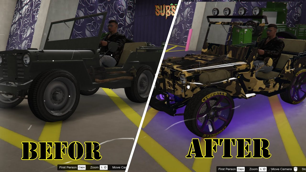GTA V Online 2021 CAR TUNING VAPID WINKY (WILLIYS JEEP) - YouTube