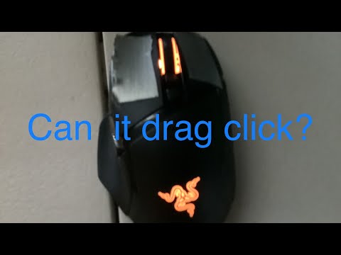 Can the the razer basilisk ultimate drag click? - YouTube