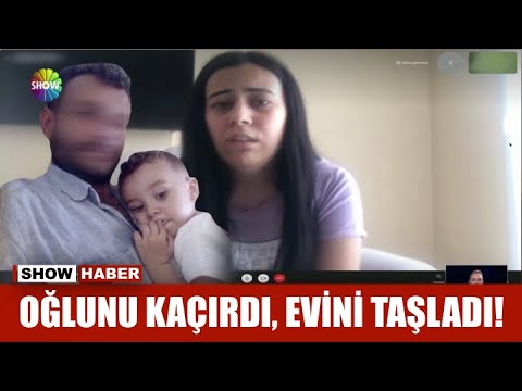 Oğlunu kaçırdı, evini taşladı!