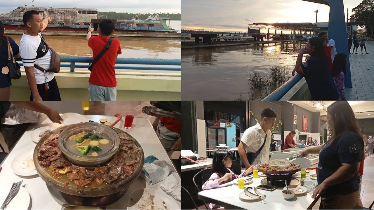 Jalan-Jalan Bersama Family Ke Pasar Sibu/The Kitchen BBQ Steamboat Sibu ...